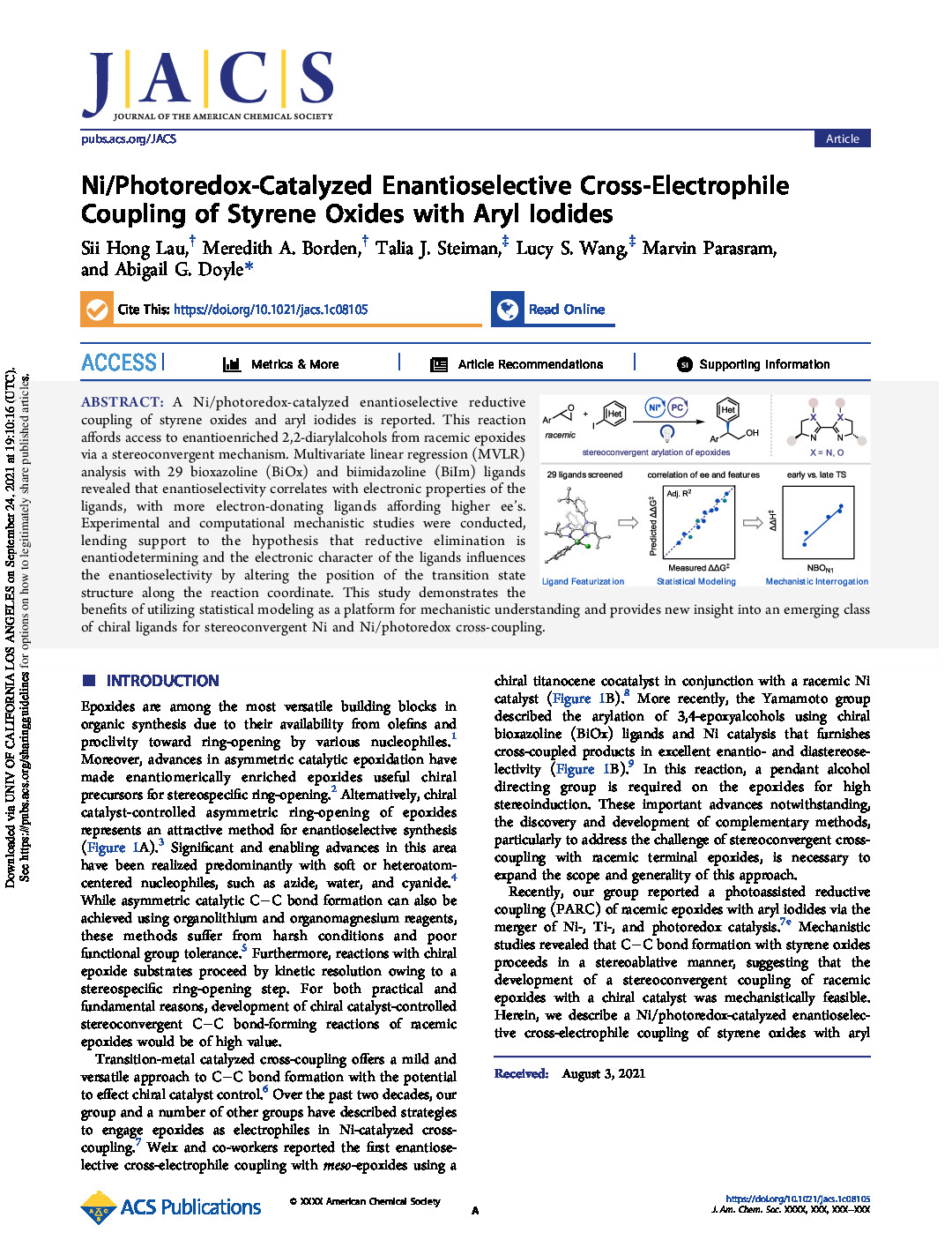 The Doyle Group – UCLA Chemistry Group