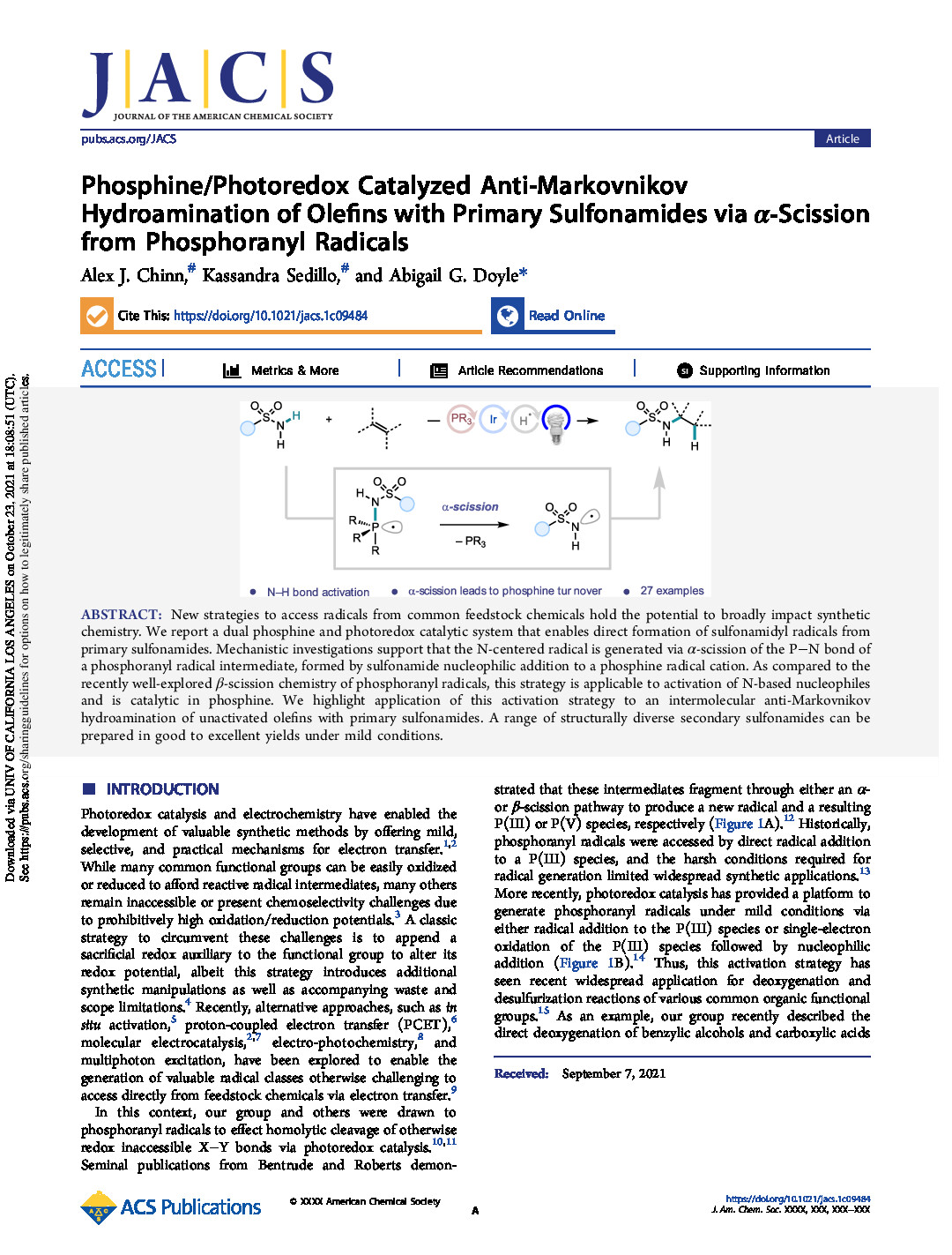 The Doyle Group – UCLA Chemistry Group