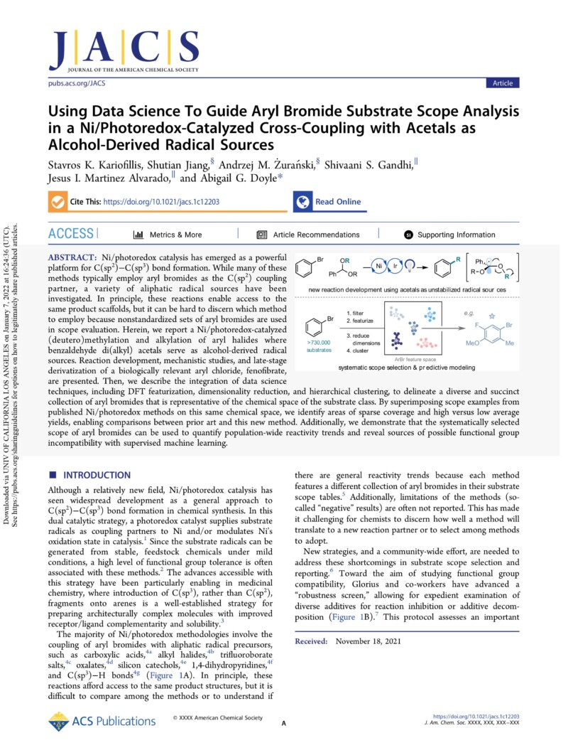 Machine Learning & Data Science – The Doyle Group