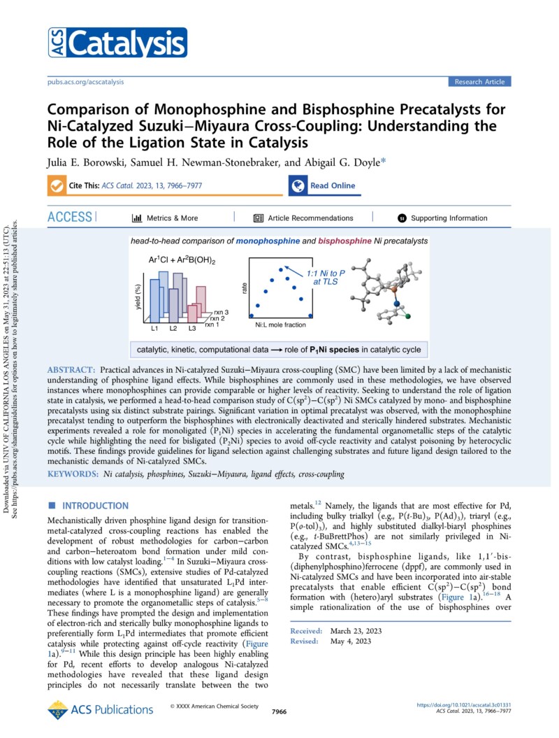 The Doyle Group – UCLA Chemistry Group