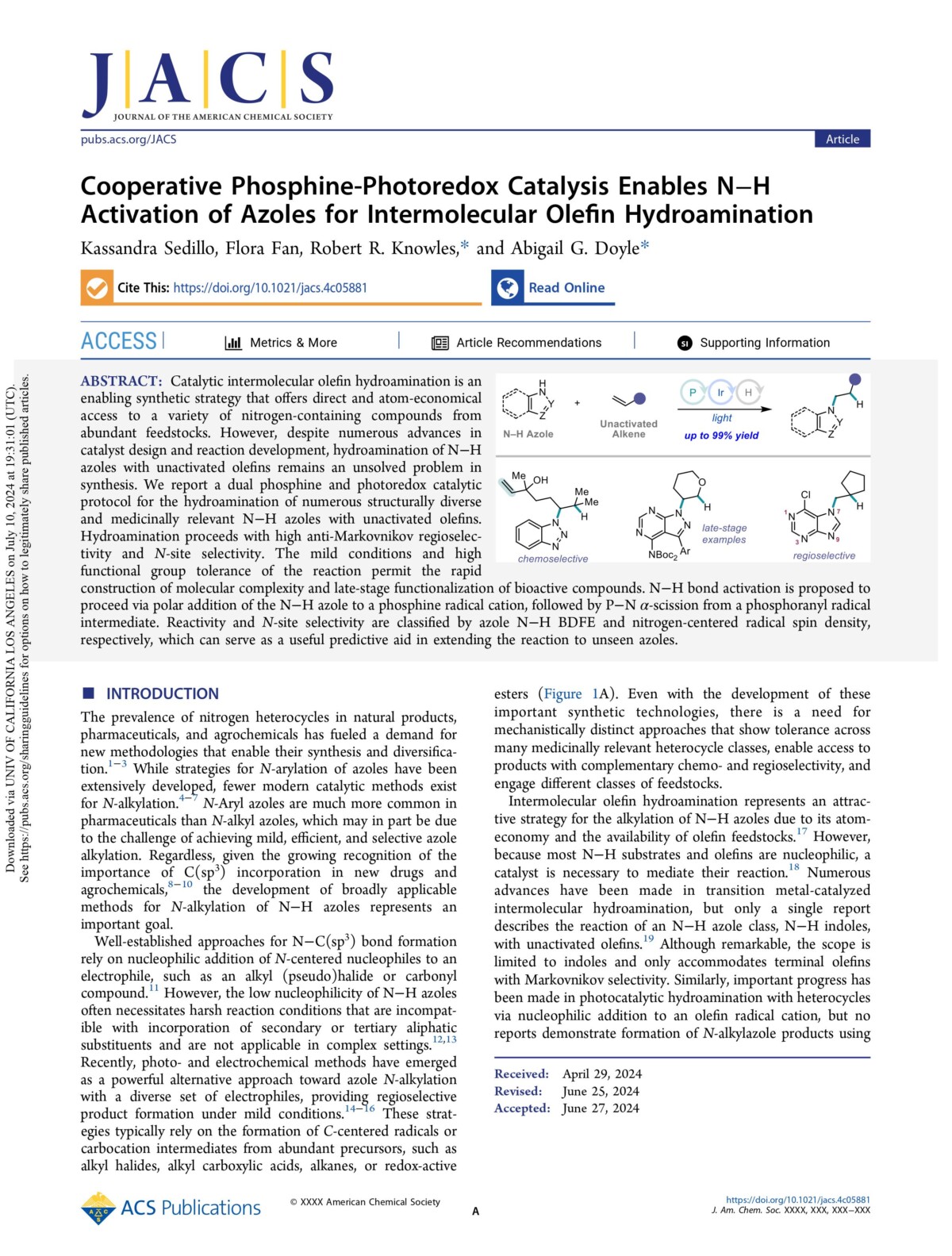 The Doyle Group – UCLA Chemistry Group