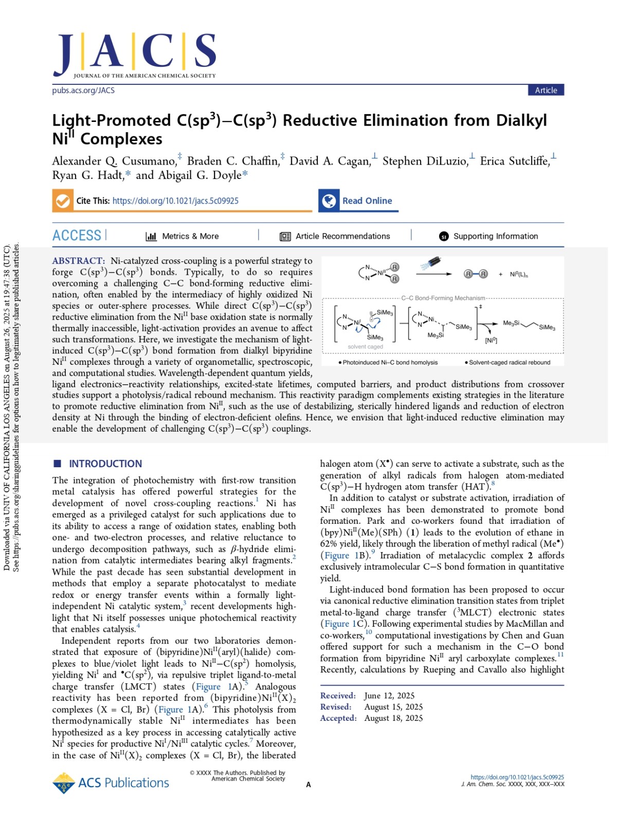 The Doyle Group – UCLA Chemistry Group